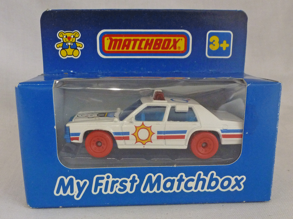 Rockertron Toys. Matchbox "My First Matchbox" MB51 Ford LTD Police Car